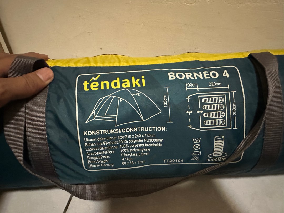 Tendaki Borneo 4 rare color, Olah Raga, Perlengkapan Olahraga Lainnya ...