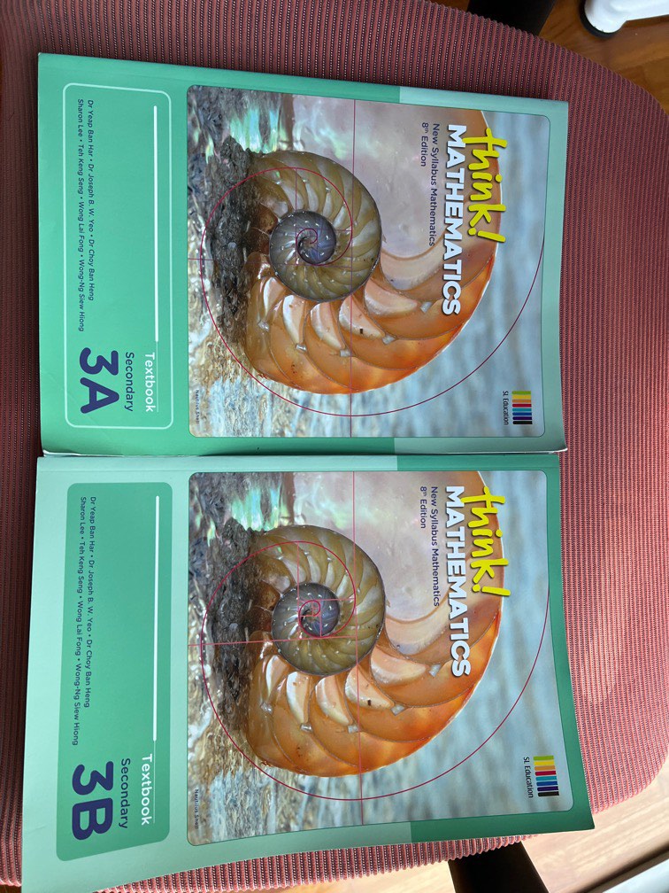 think! Mathematics Textbook 3A and 3B, Hobbies & Toys, Books ...