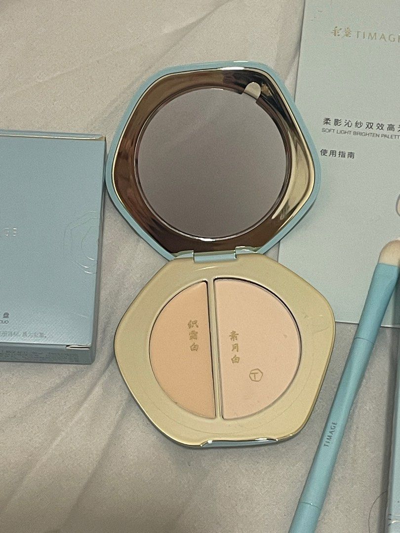 timage dual-texture conceal highlighter matte & shimmer combo contour ...