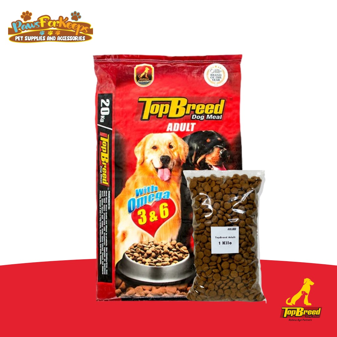 TopBreed Adult Dog Meal 1Kg, Pet Supplies, Pet Food on Carousell