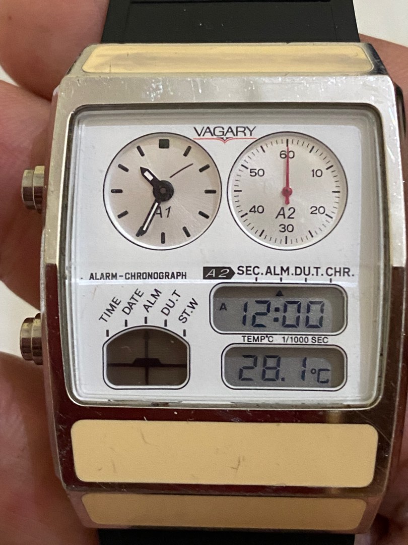 Vagary Ana Digi -Temp By Citizen Watch, Men's Fashion, Watches ...