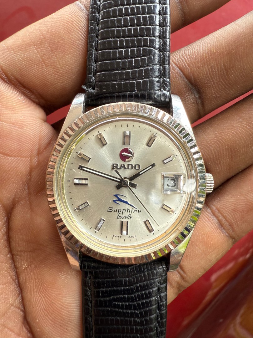 Vintage Rado Sapphire Gazelle Watch, Men's Fashion, Watches ...