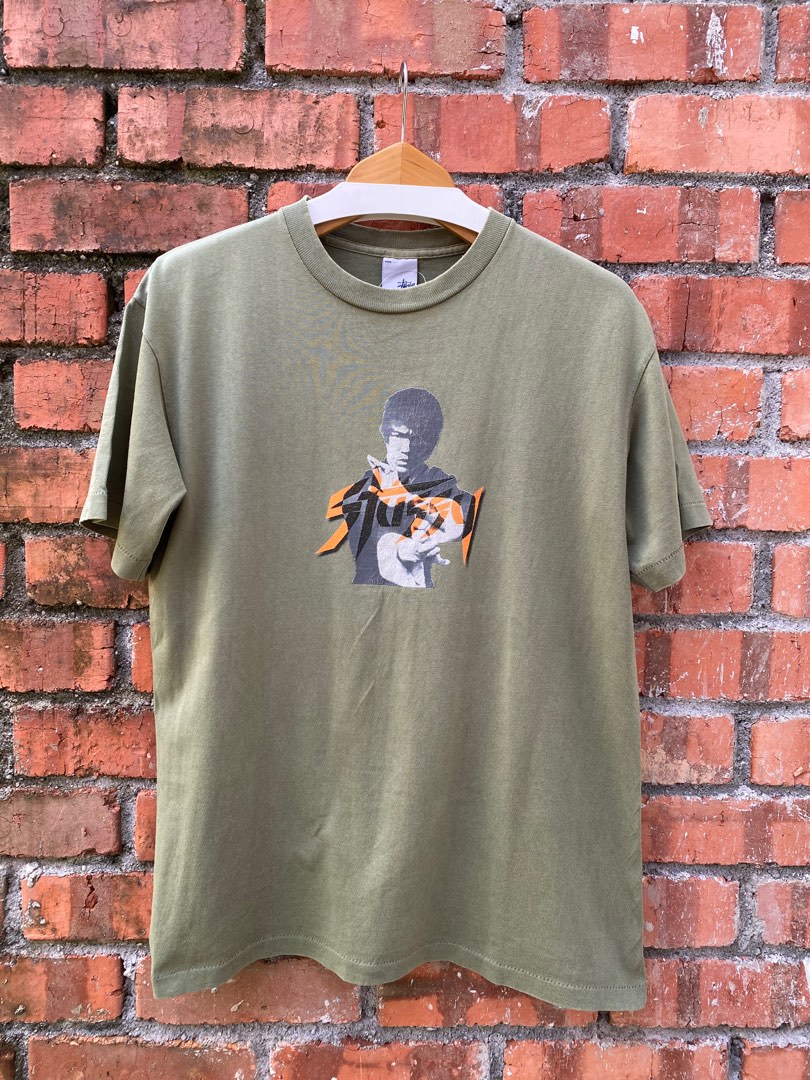 vintage stussy x bruce lee, Men's Fashion, Tops & Sets, Tshirts & Polo Shirts on Carousell
