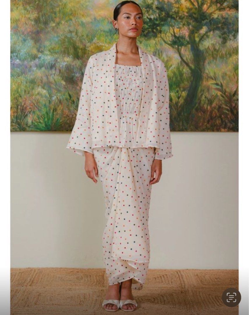 Whimsigirl Astrid 2 Piece Shirred Top and Knot Skirt in Popsicle, Women ...