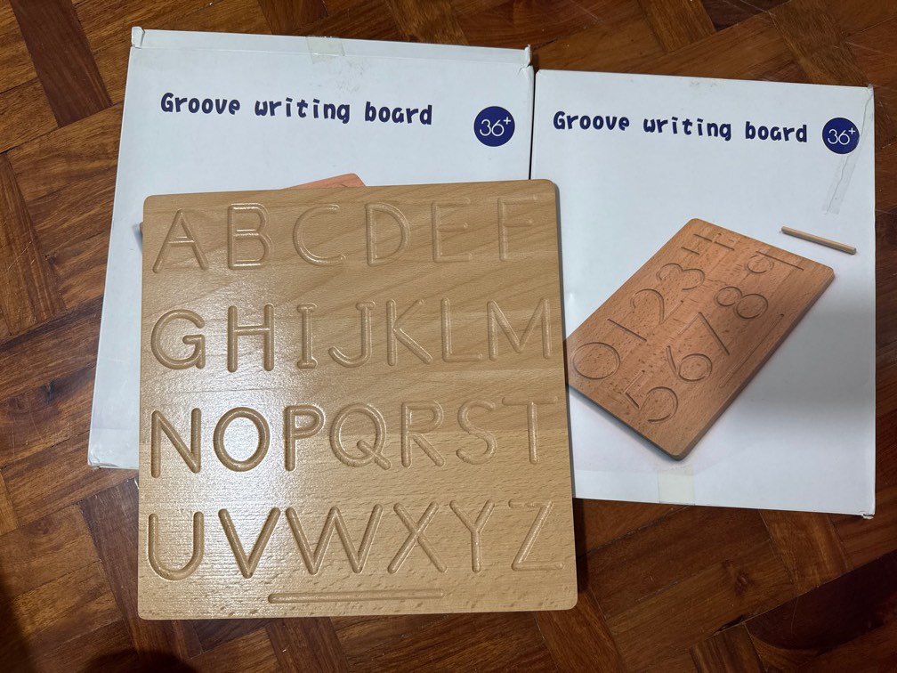 Wooden Writing Board, Hobbies & Toys, Toys & Games on Carousell