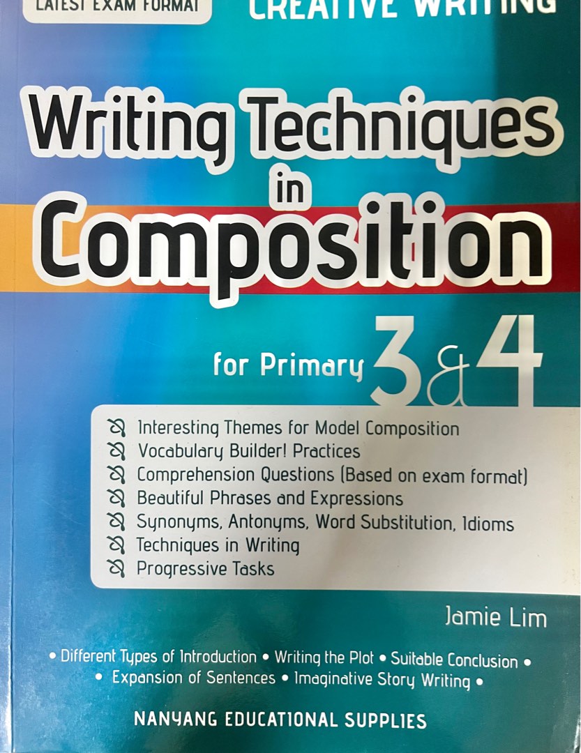Writing Techniques in Composition for P3 & 4, Hobbies & Toys, Books ...