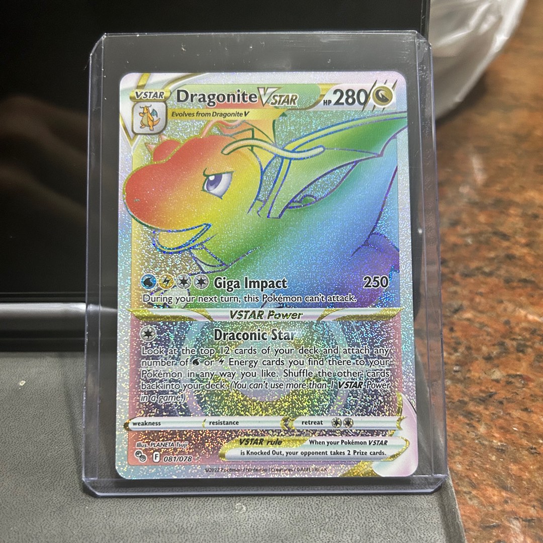 Pokemon Dragonite V Star 081/078 WTT/WTS, Hobbies & Toys, Toys & Games ...