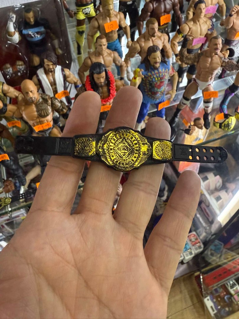 WWE Mattel IC Figure Belt, Hobbies & Toys, Toys & Games on Carousell