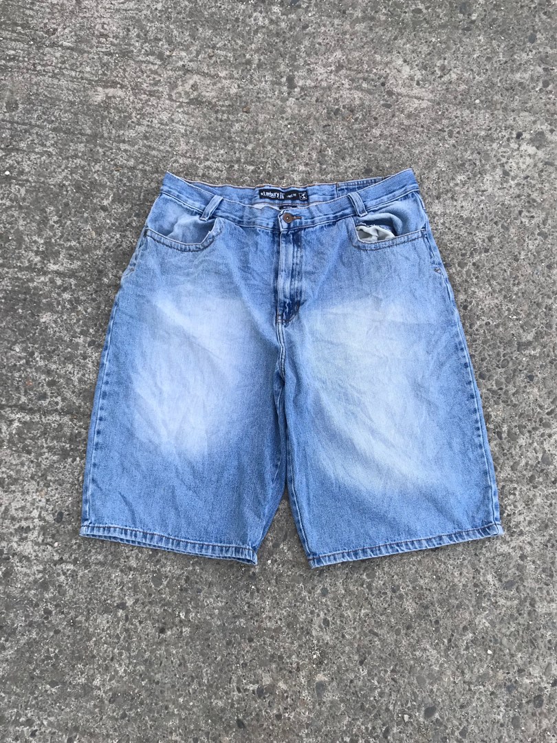 Y2k Starbury Loose fit Jorts, Men's Fashion, Bottoms, Shorts on Carousell
