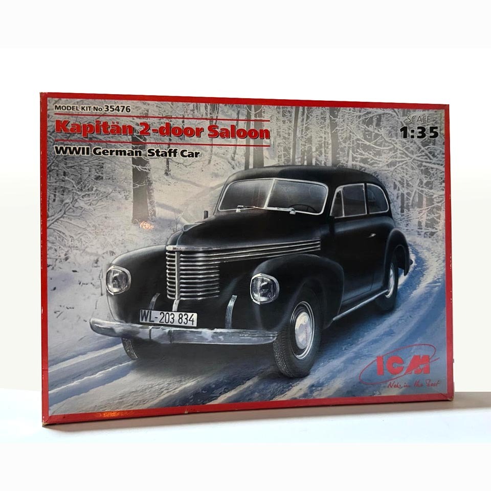 【拼裝模型】（欠圖）1/35 1:35 ICM #35476 Kapitan 2-door Saloon WWII German Staff ...