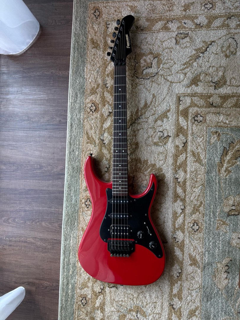 1986-88 FERNANDES REVOLVER FR-55 RED MADE IN JAPAN, Hobbies & Toys ...