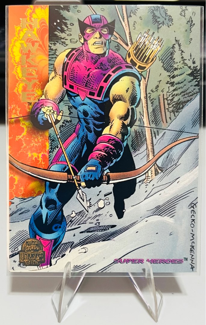 1994 Marvel Universe card - Hawkeye #148, Hobbies & Toys, Toys & Games ...