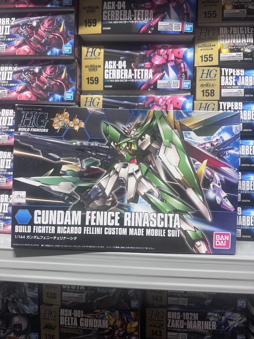 🟡全新高達模型🟢 Bandai 1/144 HG build fighters 017 HGBF GUNDAM FENICE ...