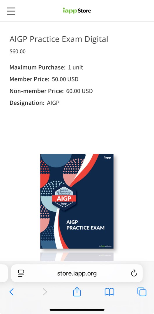 AIGP Practice Exam - IAPP Certified Artificial Intelligence Governance Professional, Everything ...