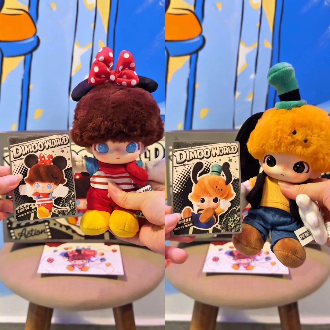 BNIF Instock: Minnie’s Balloon / Goofy’s Prank - DIMOO WORLD x DISNEY ...
