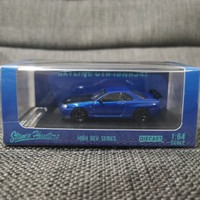 Diecast 1 644 Stance Hunters Nissan GTR R34 Biru Carbon, Toys ...
