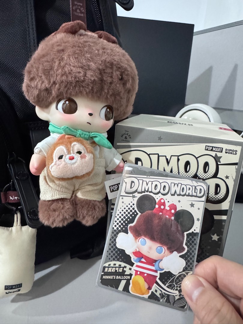 Dimoo World X Disney Plush pendant Mini / Pluto, Hobbies & Toys, Toys ...