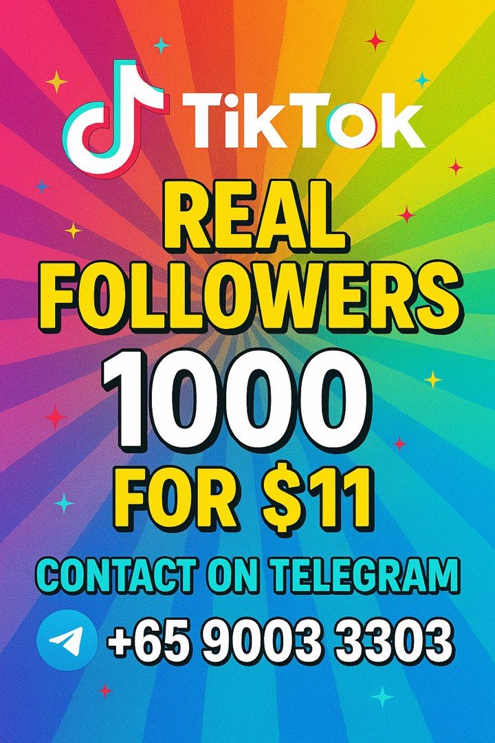 [10K DISCOUNT | 100% REAL PROFILE | 15 MIN COMPLETION] Tiktok Boosting ...