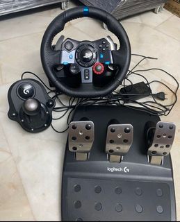 Logitech G29 Steering Wheel (PS / PC), Video Gaming, Gaming Accessories ...