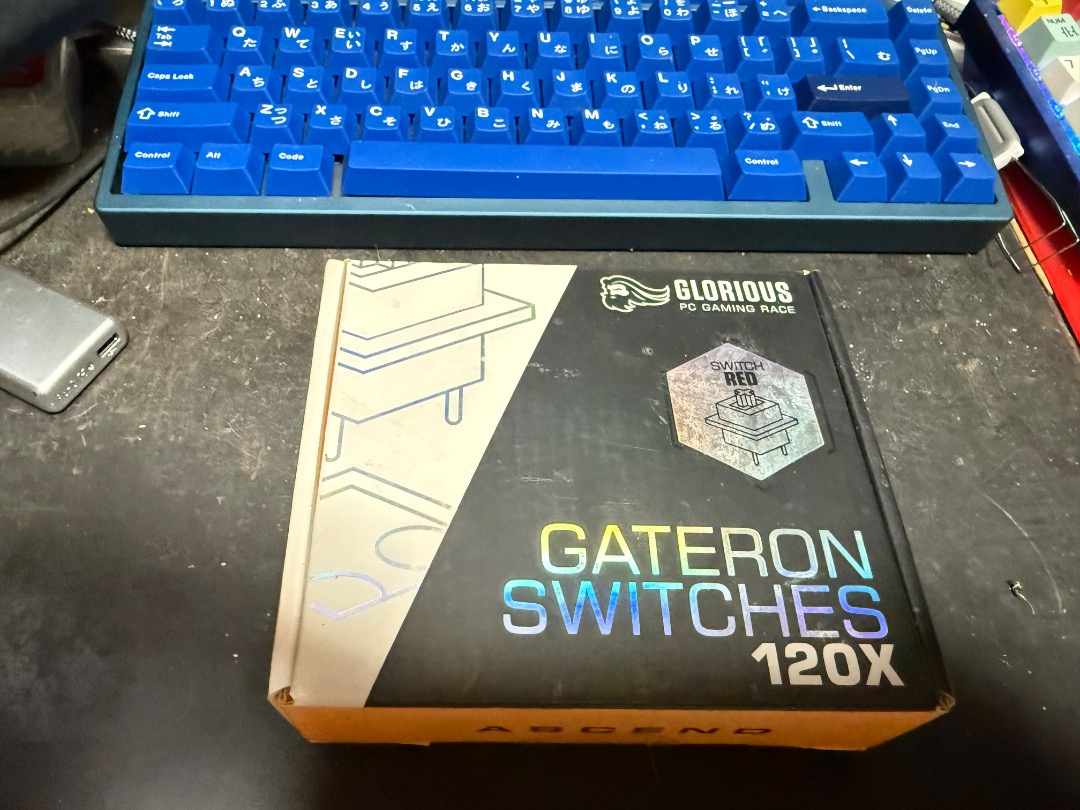 Glorious Gateron Red 45g liner switches X 120, 電腦＆科技, 電腦周邊及配件, 電腦鍵盤及相關 ...