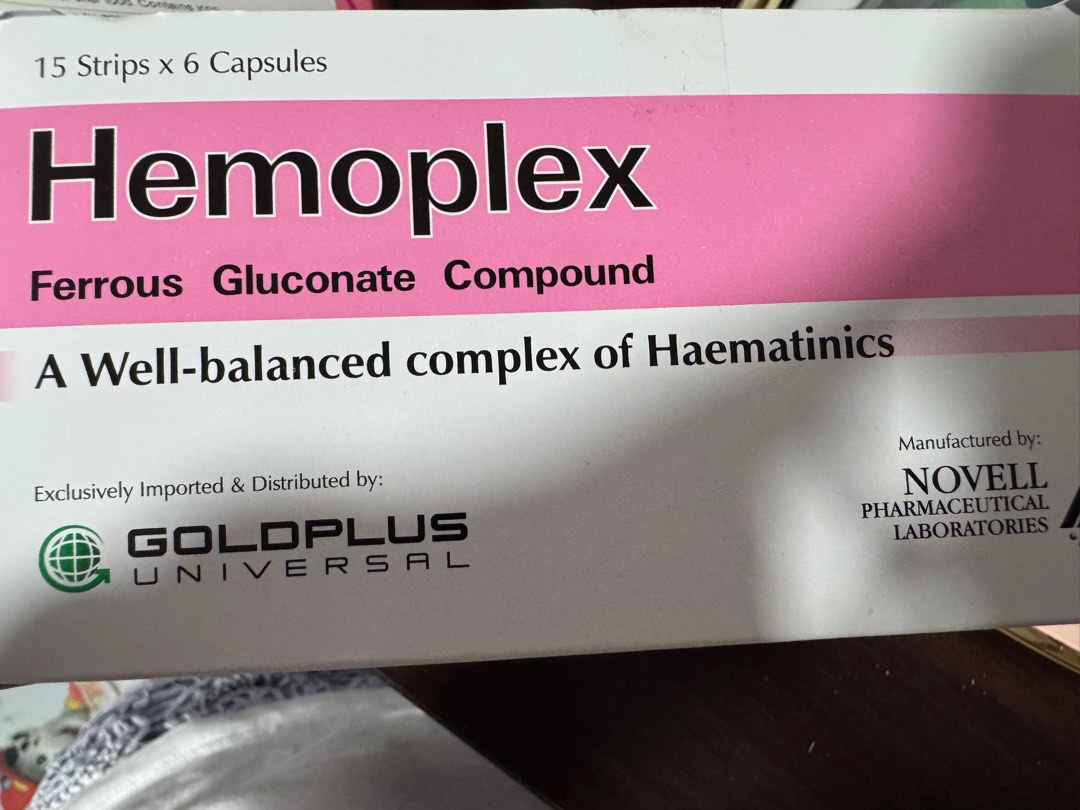 Hemoplex, Health & Nutrition, Health Supplements, Vitamins ...