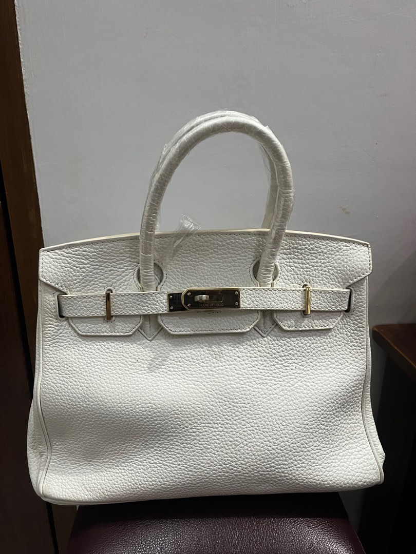 Hermes House Of Hello Putih, Fesyen Wanita, Tas & Dompet di Carousell