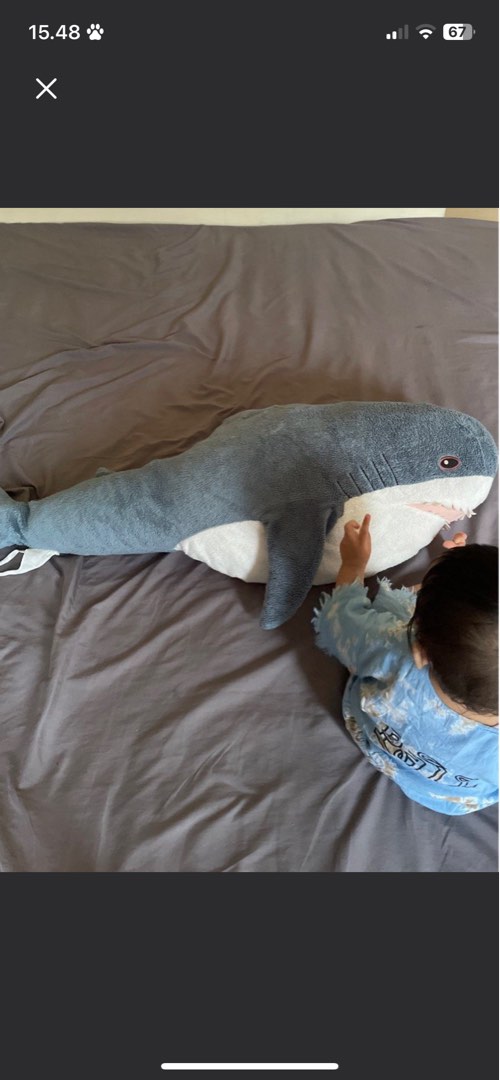 Ikea boneka balhaj paus besar, Barang Yang Dicari di Carousell