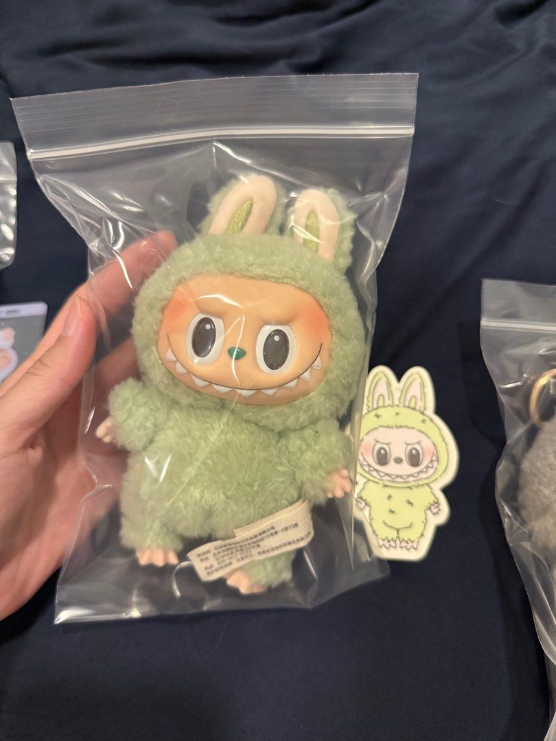 Labubu v1 macaroon green, Hobbies & Toys, Toys & Games on Carousell
