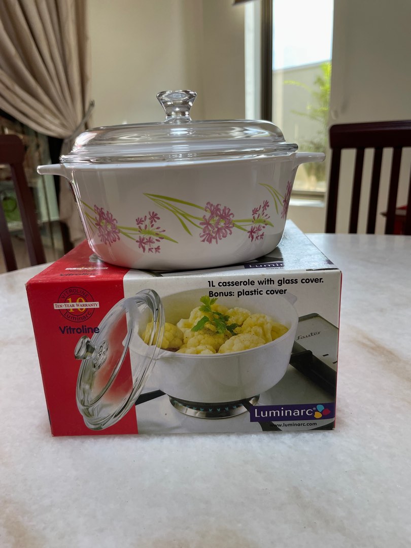 Luminarc Casserole 1.0L(16cm), Furniture & Home Living, Kitchenware ...