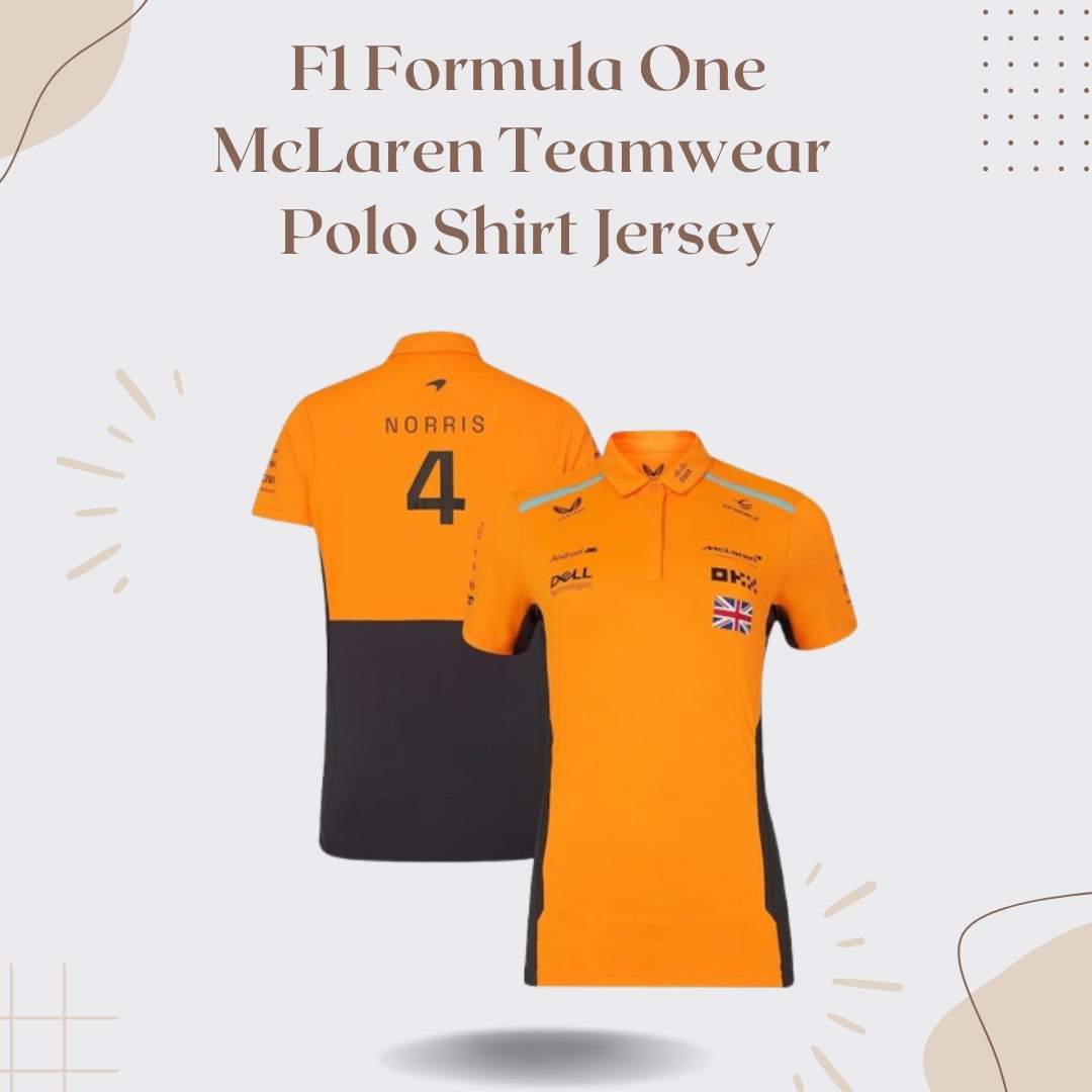 McLaren F1 Car Racing Team Wear Polo Shirt Jersey Baju Formula One ...