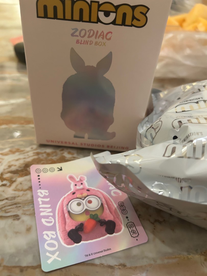 Minion blind box - Rabbit, Hobbies & Toys, Toys & Games on Carousell