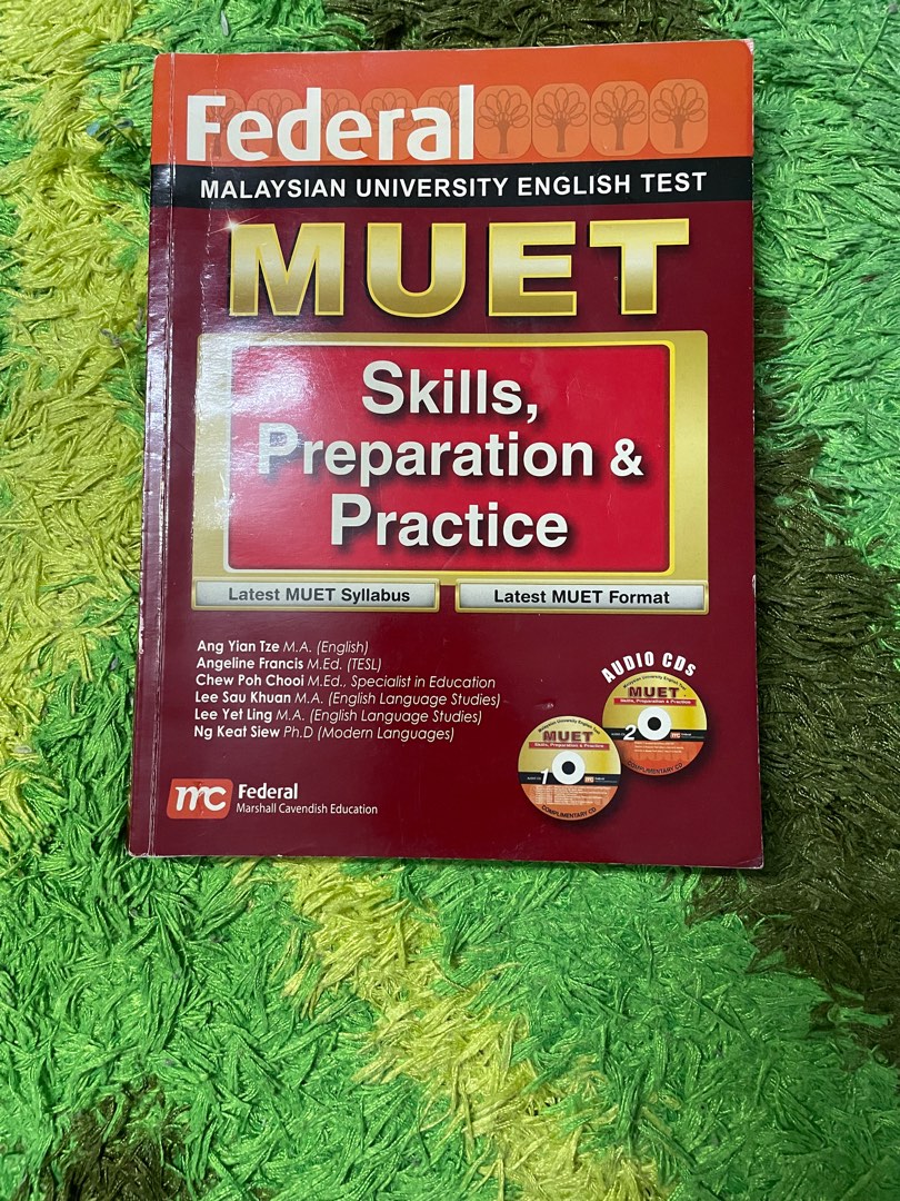 MUET TEXTBOOK, READING, LISTENING & SPEAKING, Hobbies & Toys, Books ...