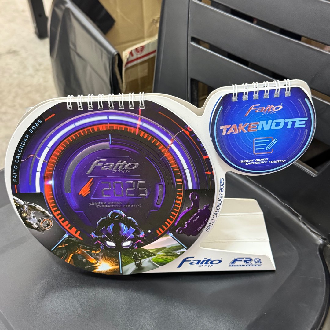 [NEW] FAITO LIMITED EDITION CALENDAR 2025 / CALENDER CAN DO NOTE 2025 ...
