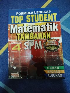Matematik Tambahan Buku Nota / Buku Teks Add Maths SPM form 4 form 5 ...