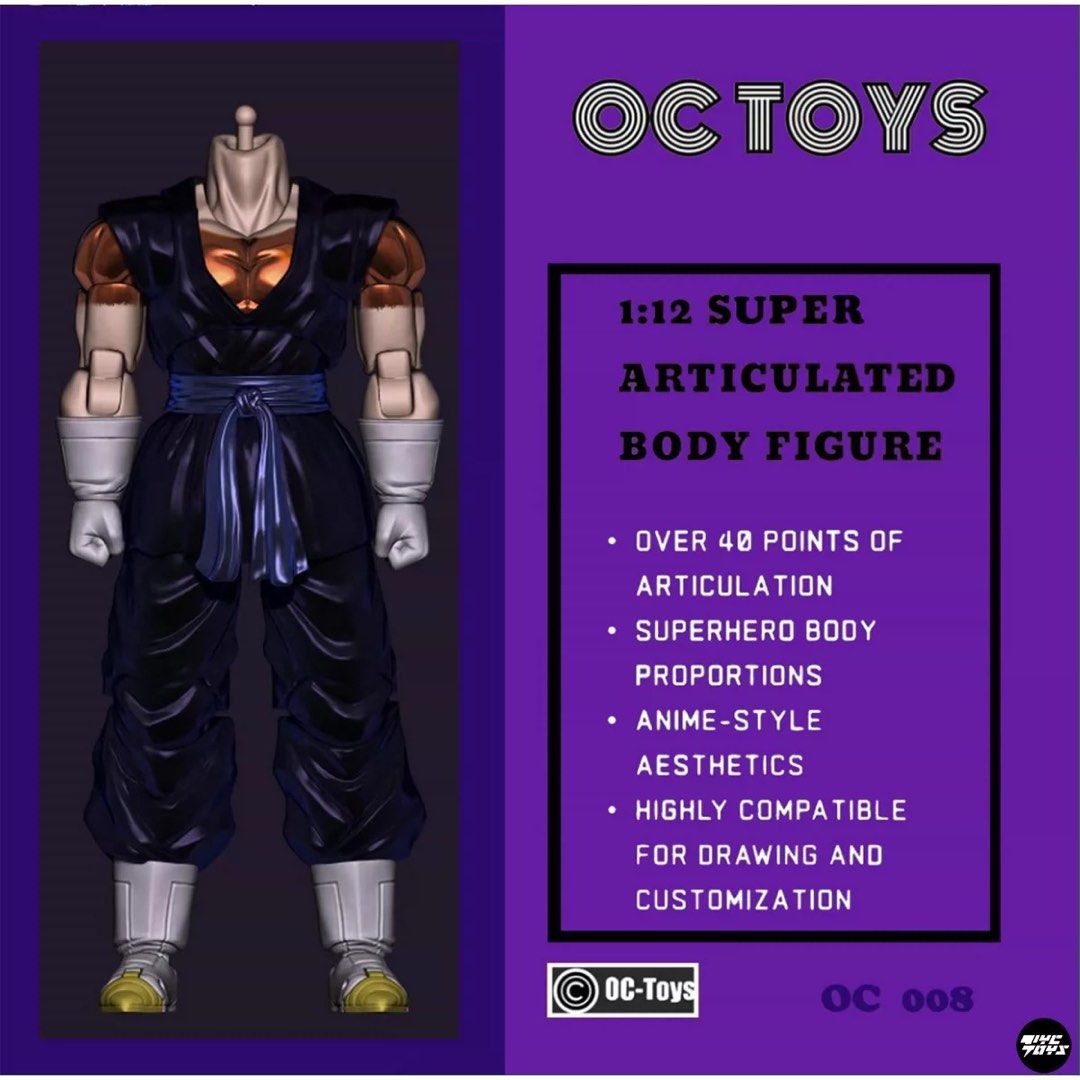 OC Toys X GD Studio SHF Xeno Super Vegito Action Figure, Hobbies & Toys ...