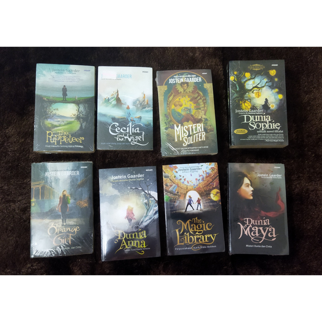 Original Buku Jostein Gaarder Novel Dunia Sophie Dunia Anna Dunia Maya ...