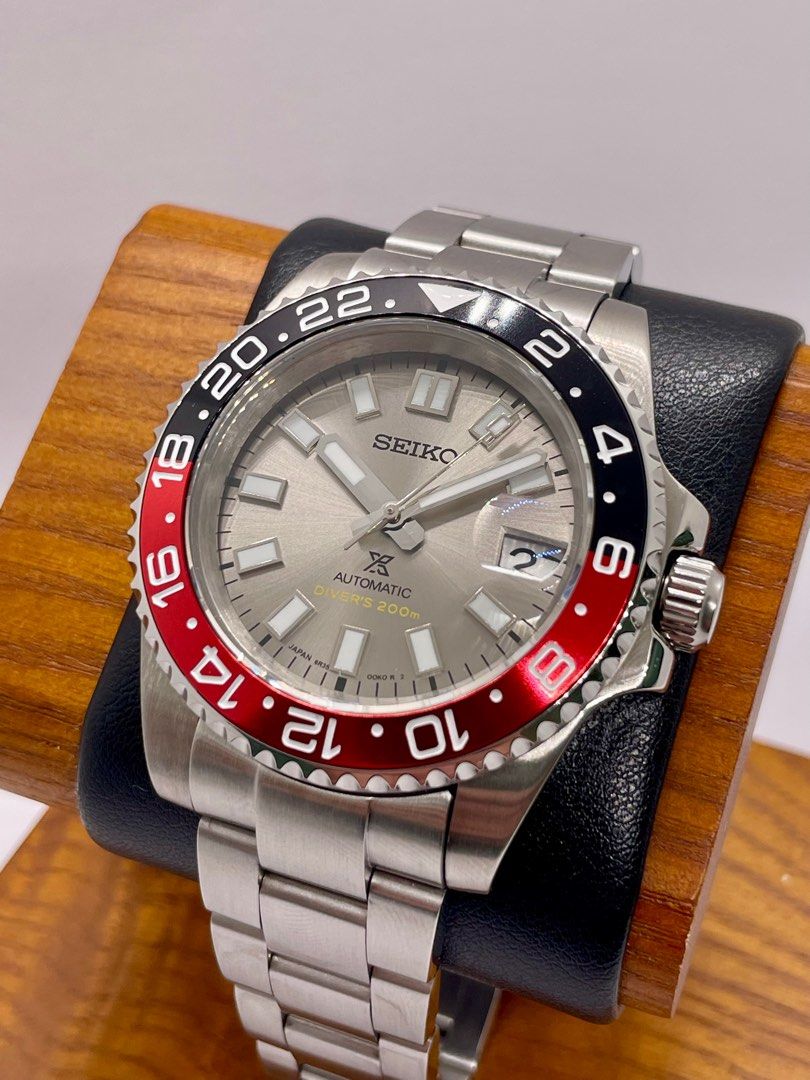 [PRE-ORDER] Seiko Custom Mod “GMT Master II Coke 62MAS Grey” 40mm case ...
