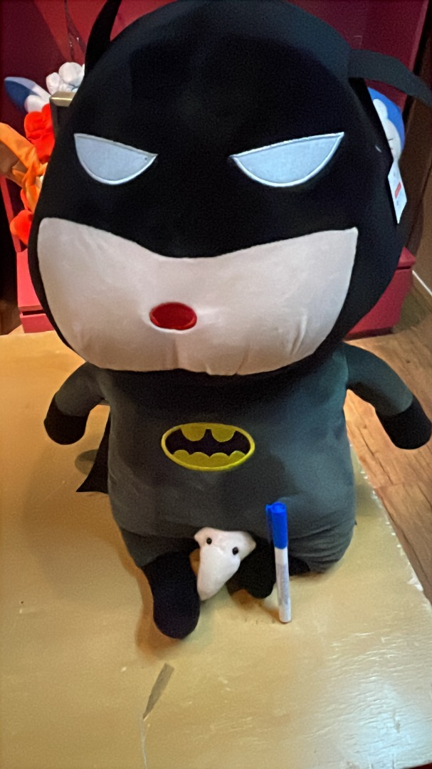 Shin Chan x Batman Soft Toy, Hobbies & Toys, Toys & Games on Carousell
