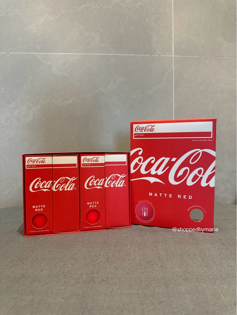 12 pc Coke Golf Ball Set, Sports Equipment, Sports & Games, Golf on ...
