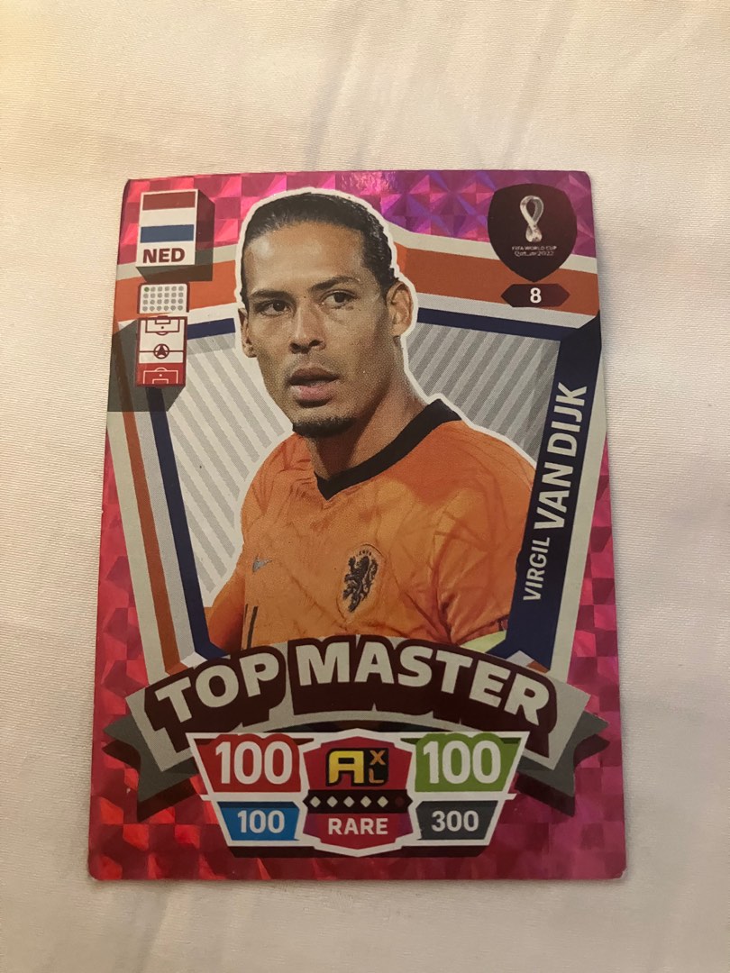 2022 World Cup Van Dijk Top master, Hobbies & Toys, Toys & Games on ...