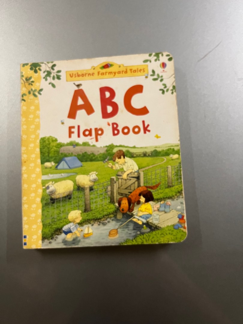 Abc flap book ( usborne farmyard tales ) board book, Hobbies & Toys ...