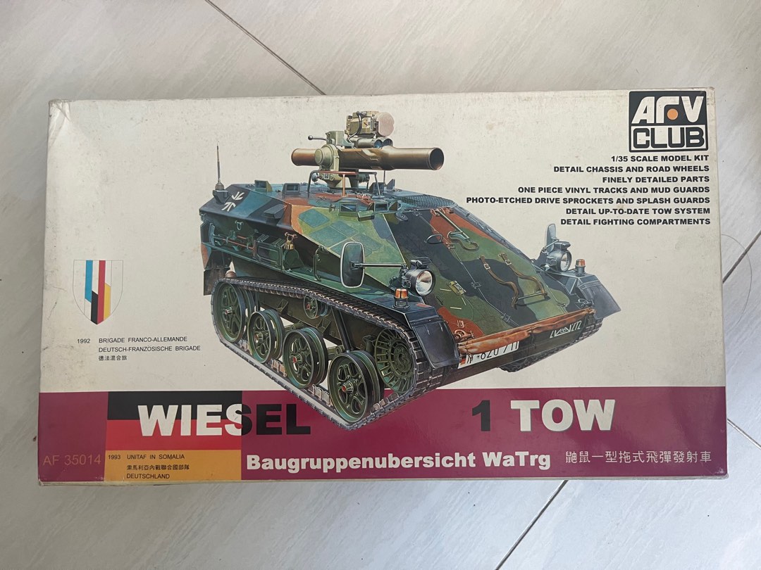 AFV Club Bundeswehr Wiesel 1 Tow Model Kit, Hobbies & Toys, Toys ...
