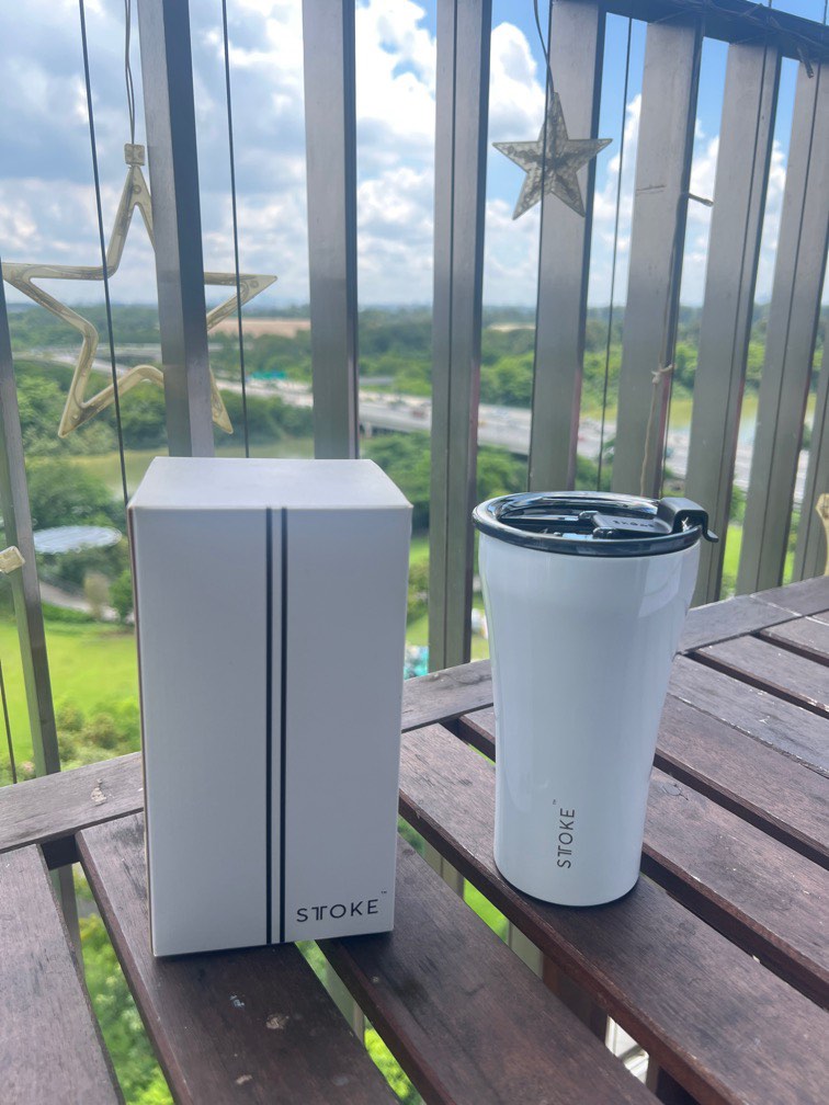 Angel white Stoke tumbler, Furniture & Home Living, Kitchenware ...