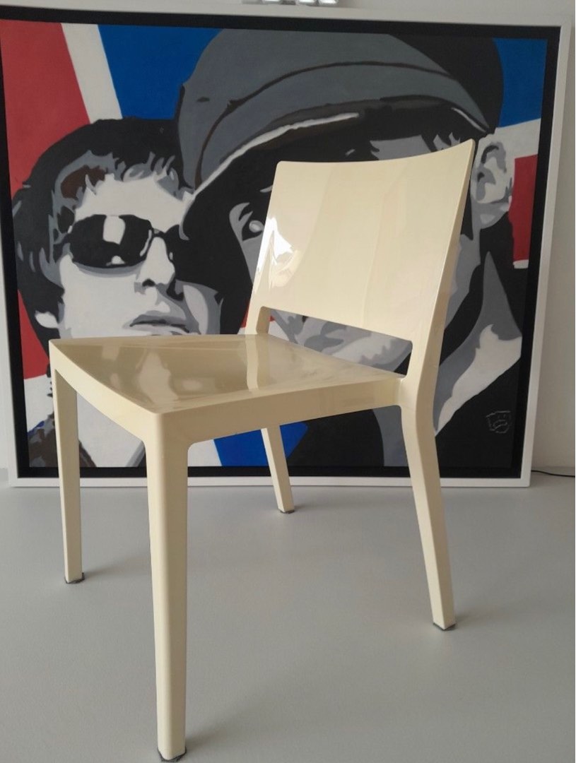 Authentic Original Kartell LIZZ Chair Off-White, Furniture & Home ...