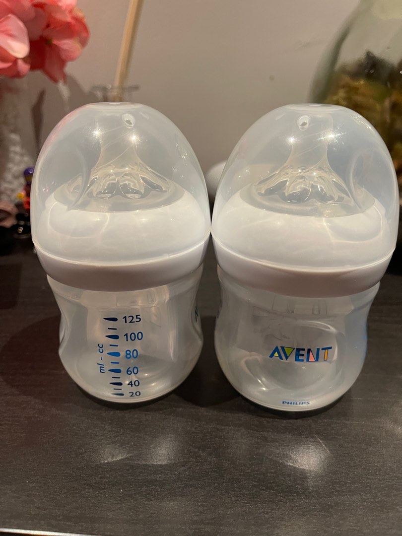 Avent Milk Bottles and converter, Babies & Kids, Nursing & Feeding ...