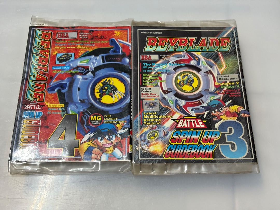 Beyblade Spin Up Guidebooks (x2), Hobbies & Toys, Books & Magazines ...