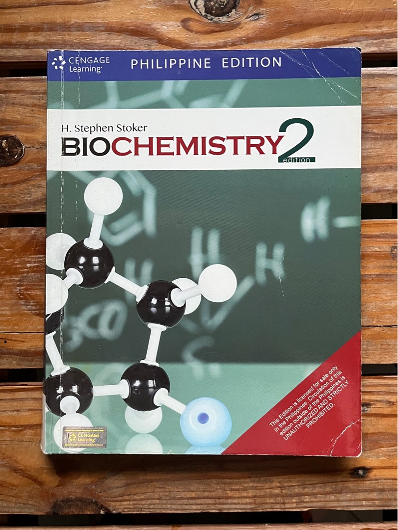 Biochemistry 2nd Edition H. Stephen Stoker Philippine Edition CENGAGE ...