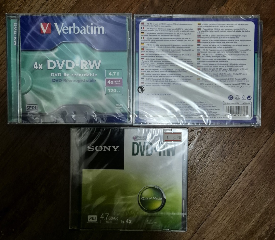 Brand new Re-recordable DVD, Hobbies & Toys, Music & Media, CDs & DVDs ...