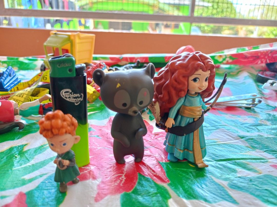 Brave Bear & Merida Figure, Hobbies & Toys, Toys & Games on Carousell