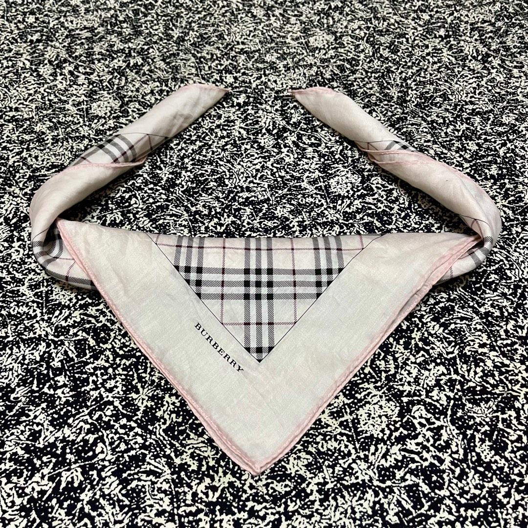 Burberry Handkerchief, Men's Fashion, Watches & Accessories, Handkerchief & Pocket Squares on ...